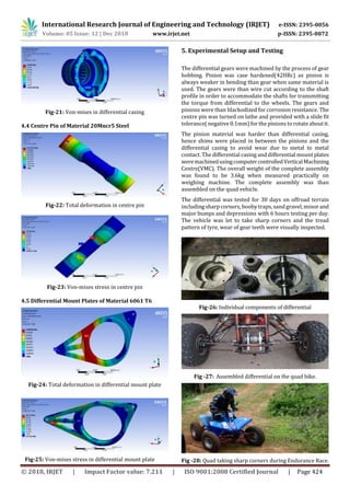 IRJET- Design and Development of Open Differential for Transmission ...