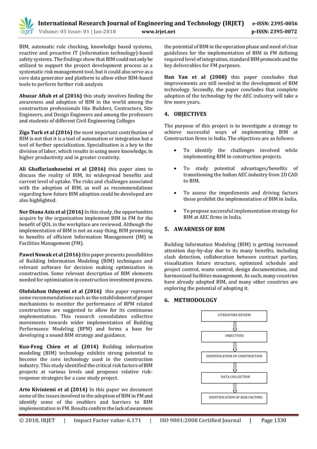 A Review on Challenges Involved in Implementing Building Information Modeling in Construction ...