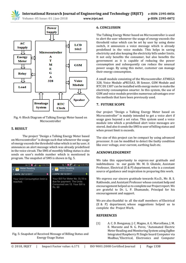Design a Talking Energy Meter based on Microcontroller