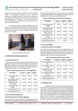 IRJET- Experimental Investigation of Self Compacting and Self Curing ...