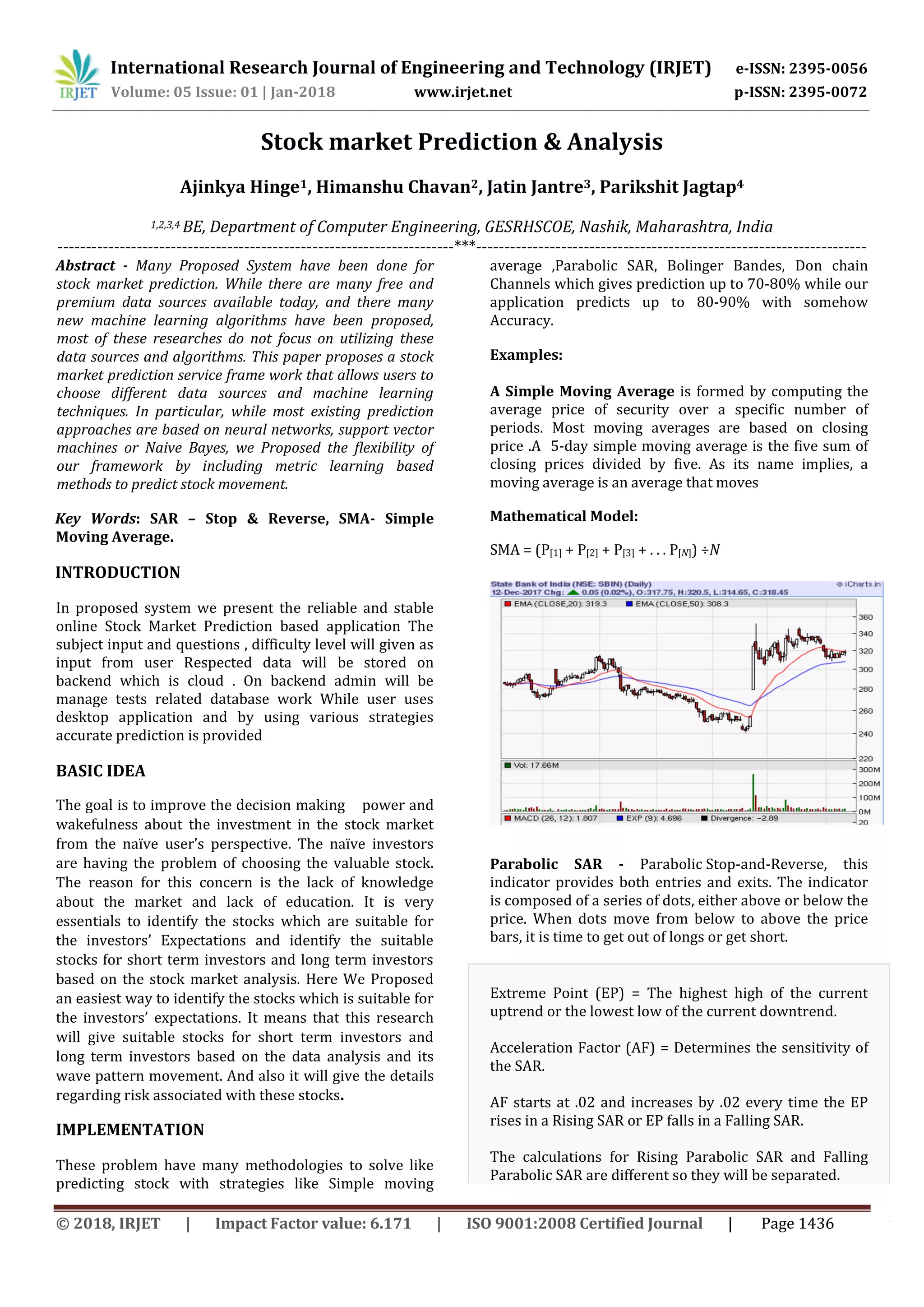 Stock market Prediction & Analysis | PDF | Stocks and Bonds | Personal Investing