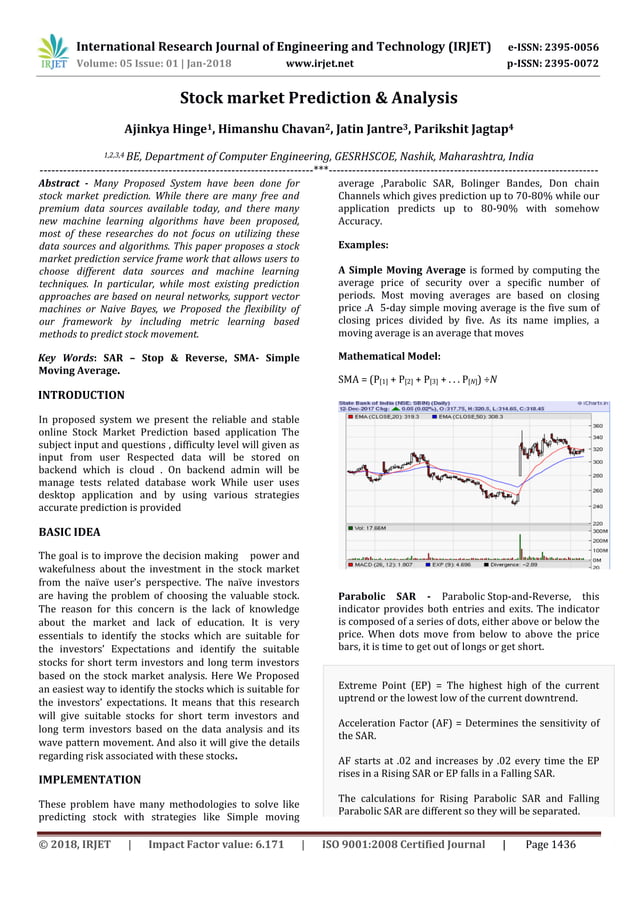 Stock market Prediction & Analysis | PDF | Stocks and Bonds | Personal ...