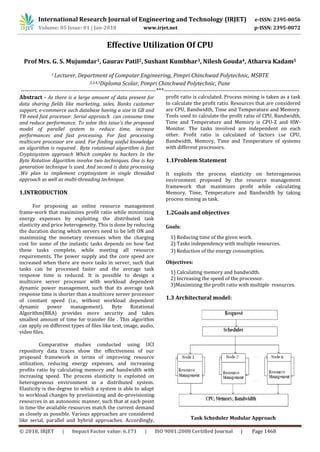 Effective Utilization of CPU | PDF
