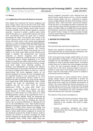Determination of Fracture Parameters of Conventional Concrete using ANSYS | PDF