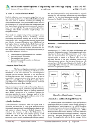 Induction Motor Fault Diagnostics using Fuzzy System | PDF