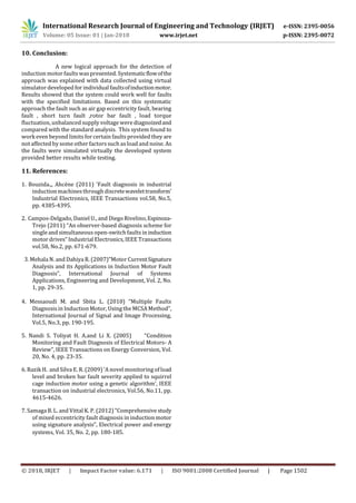 Induction Motor Fault Diagnostics using Fuzzy System | PDF
