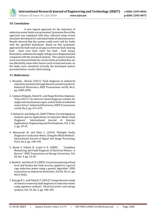 Induction Motor Fault Diagnostics Using Fuzzy System Pdf