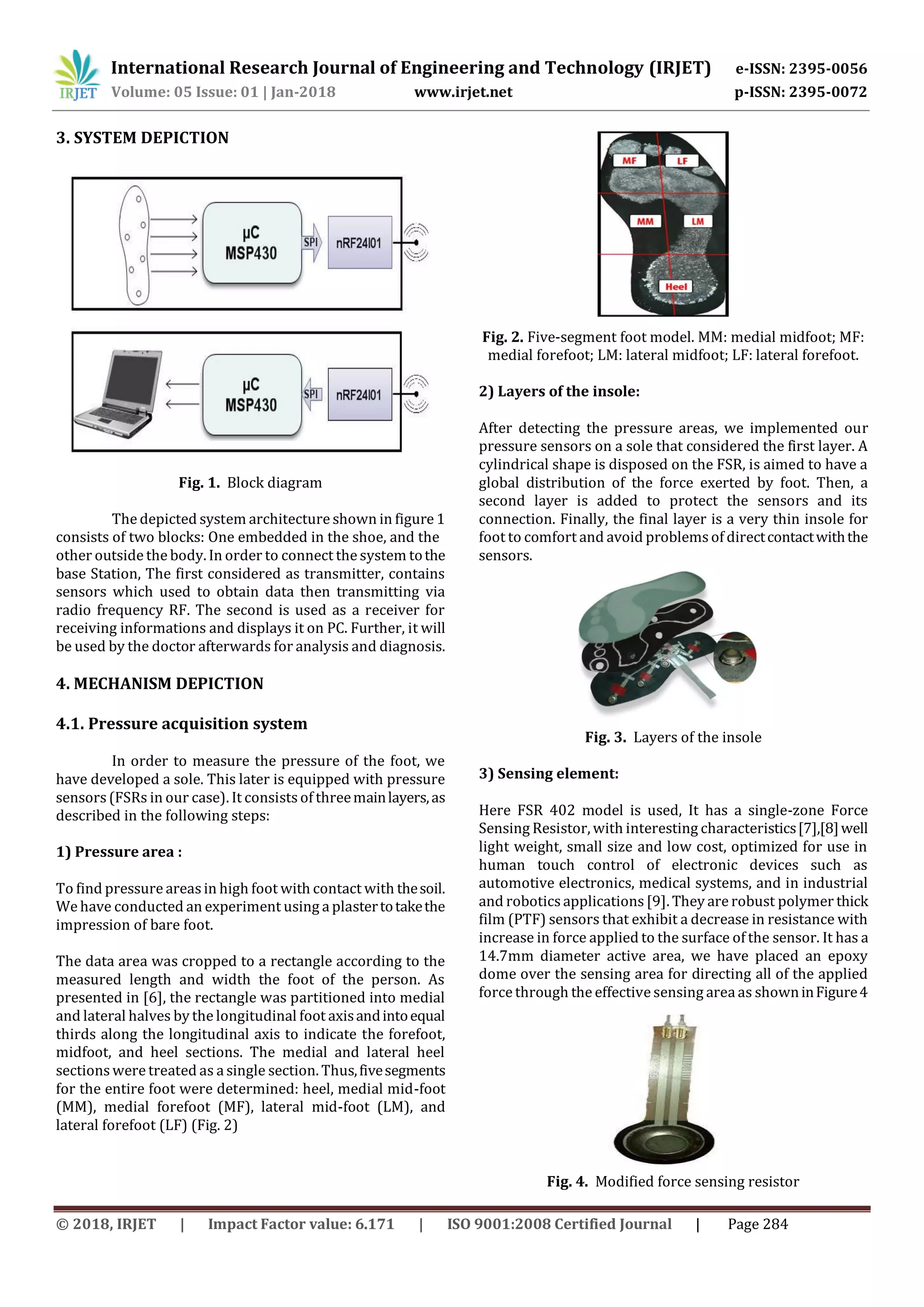 IRJET-Pedobarography Insoles with Wireless Data Transmission | PDF | Foot Health | Diseases and ...