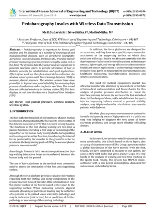 IRJET-Pedobarography Insoles with Wireless Data Transmission | PDF ...