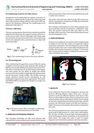 IRJET-Pedobarography Insoles with Wireless Data Transmission | PDF | Foot Health | Diseases and ...