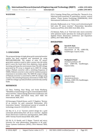 IRJET-Robot Control by using Human Hand Gestures | PDF | Power and ...