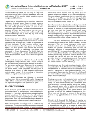 A Review on Smart Bus Ticketing System using QR-Code | PDF