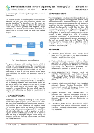 IRJET- Review on Mood Detection using Image Processing and Chatbot using Artificial Intelligence ...