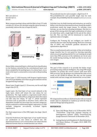IRJET- Blind Navigation System using Artificial Intelligence | PDF