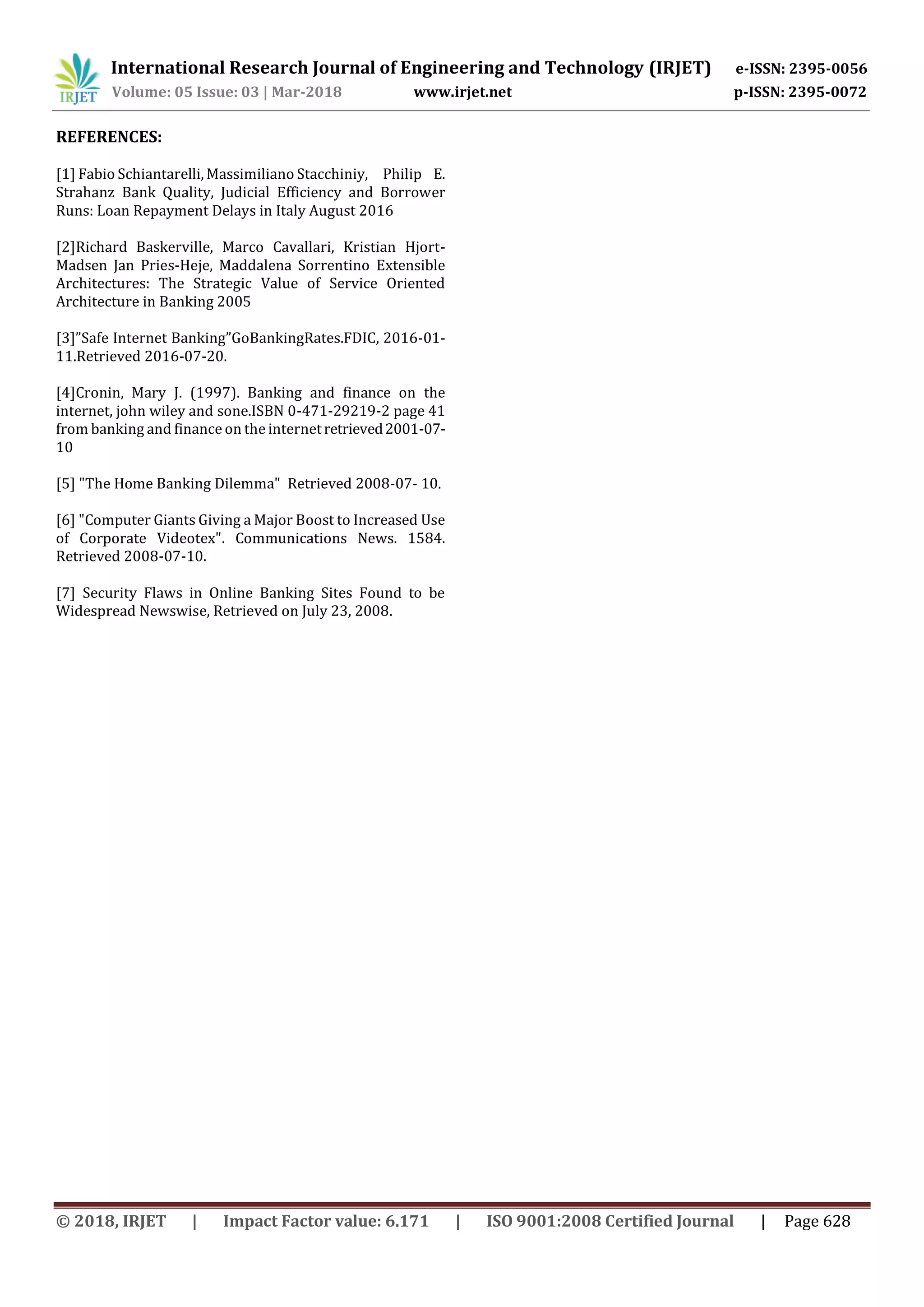 IRJET- Bank Management System | PDF