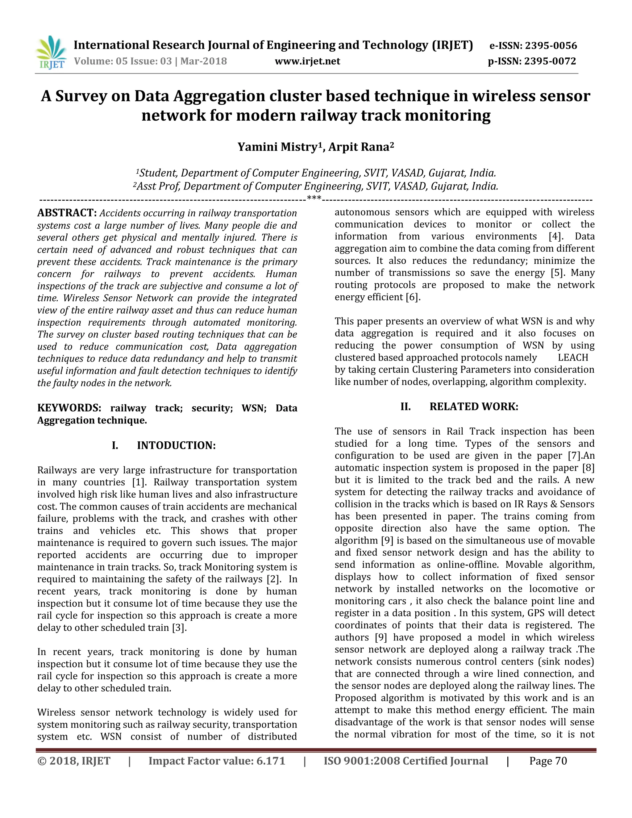 A Survey On Data Aggregation Cluster Based Technique In Wireless Sensor Network For Modern