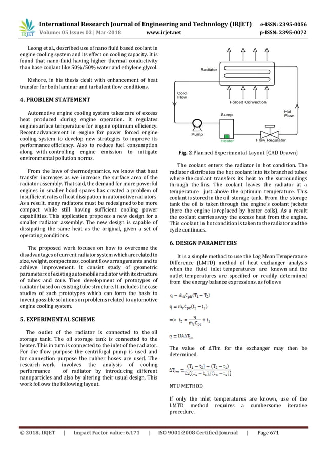 Irjet Performance Evaluation Of Automobile Radiator Pdf