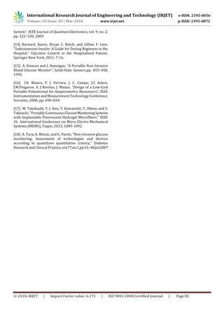 A Non-Invasive Blood Glucose Monitoring Device using Red Laser Light | PDF