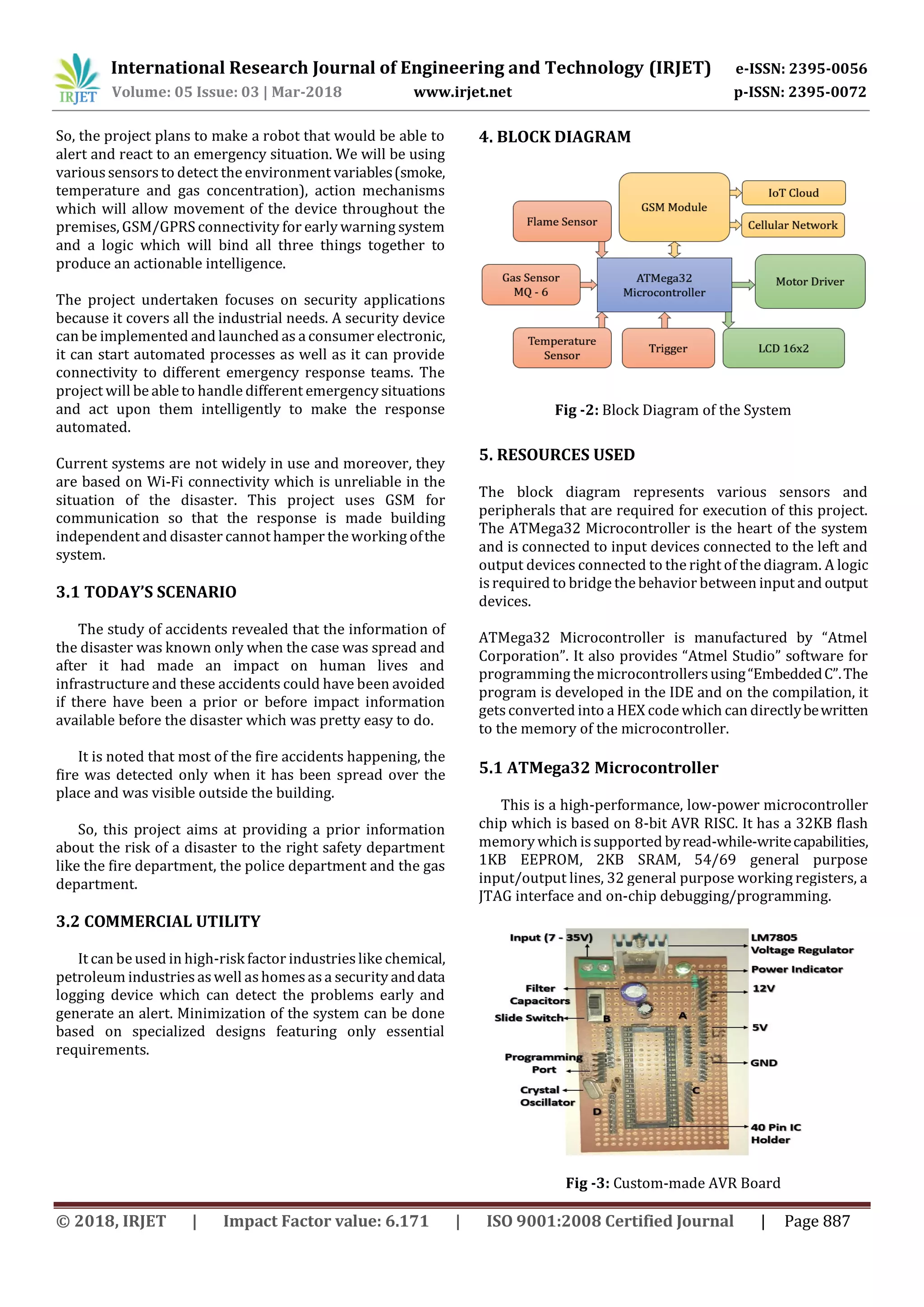 IRJET- IoT Based Smart Security System for Prevention of Industrial Hazards | PDF