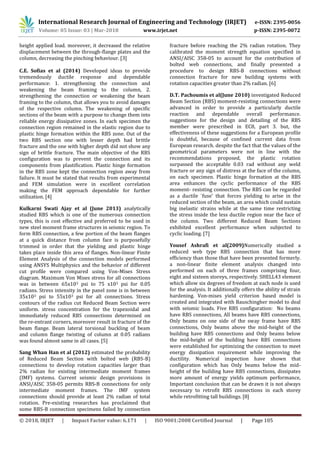 Study on Steel Beam Column Joint using Different Connections – State of ...