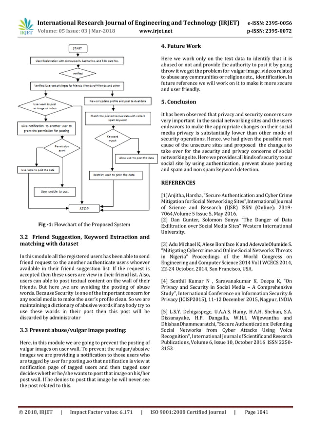 IRJET- Secure Social Network using Text Mining | PDF | Social Networking | Internet