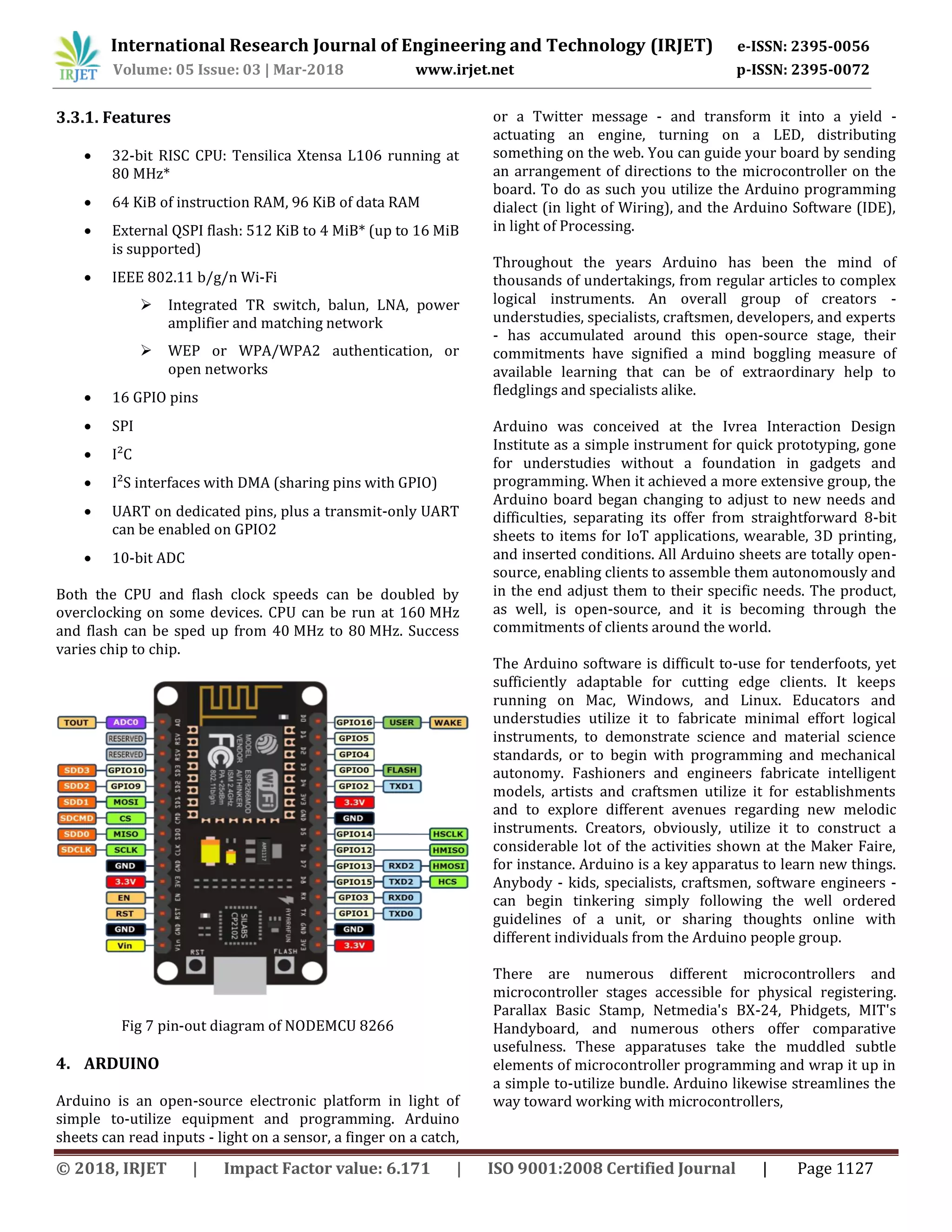 IRJET- Flood Alerting System through Water Level Meter | PDF