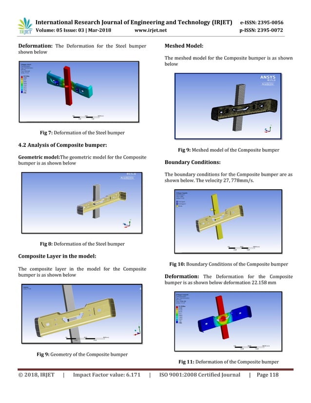 Impact Analysis and Material Optimization of a Front Bumper in a Heavy Vehicle | PDF