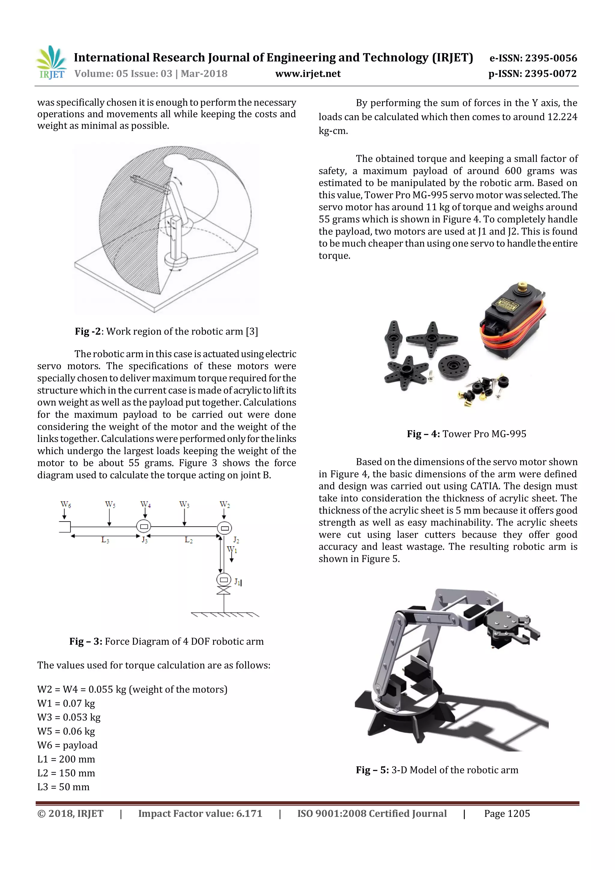 IRJET- Development of Mine Detection Robot with 4 Degree of Freedom ...