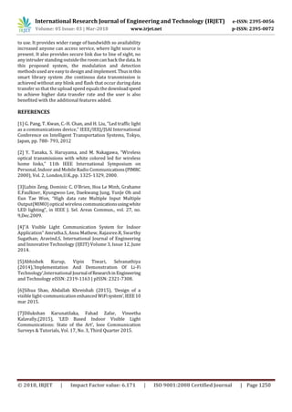 IRJET- LIFI Based Smart Library System | PDF | Computer Networking | Computing