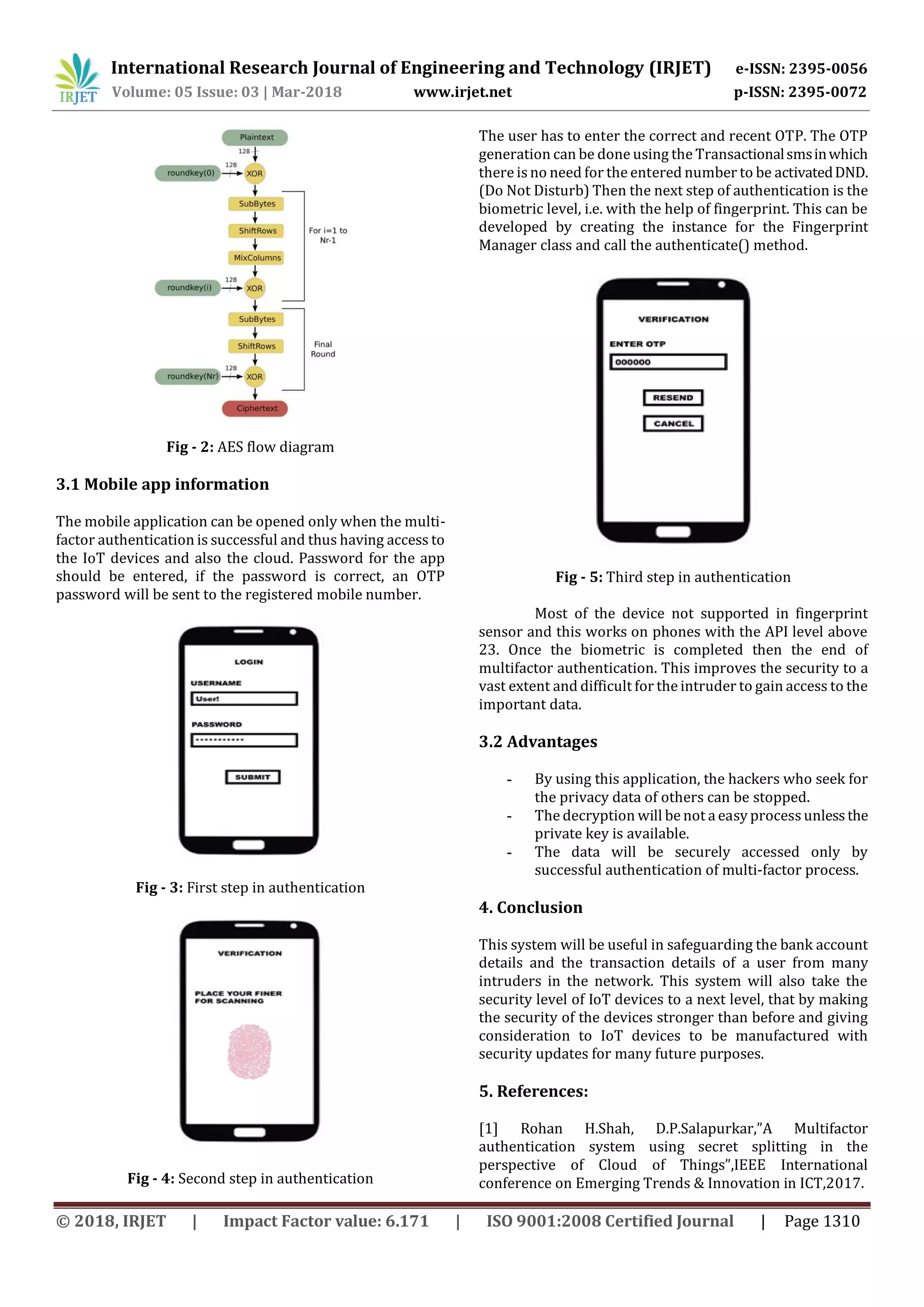 Irjet Multifactor Authentication In Iot Devices For Ensuring Secure Cloud Storage In Smart