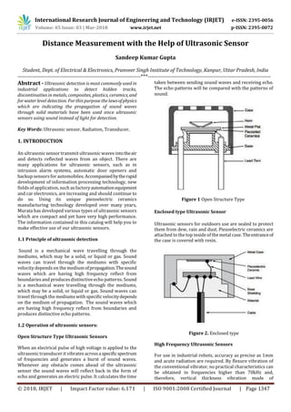IRJET- Distance Measurement with the Help of Ultrasonic Sensor | PDF ...