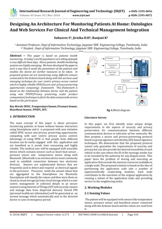 Designing an Architecture for Monitoring Patients at Home: Ontologies ...