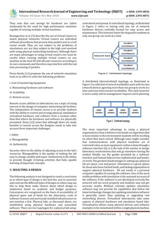 IRJET- Methodologies to the Strategy of Computer Networking Research laboratory | PDF