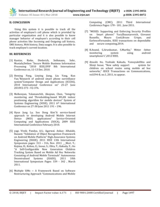 IRJET- Improving Employee Tracking and Monitoring System using Advanced Mechanism | PDF