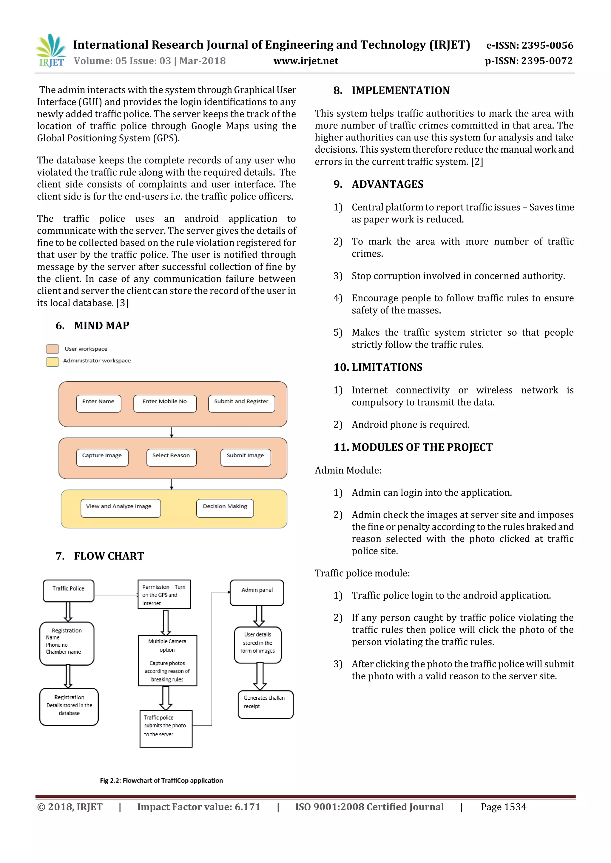 IRJET- Trafficop Android Application for Management of Traffic Violations | PDF