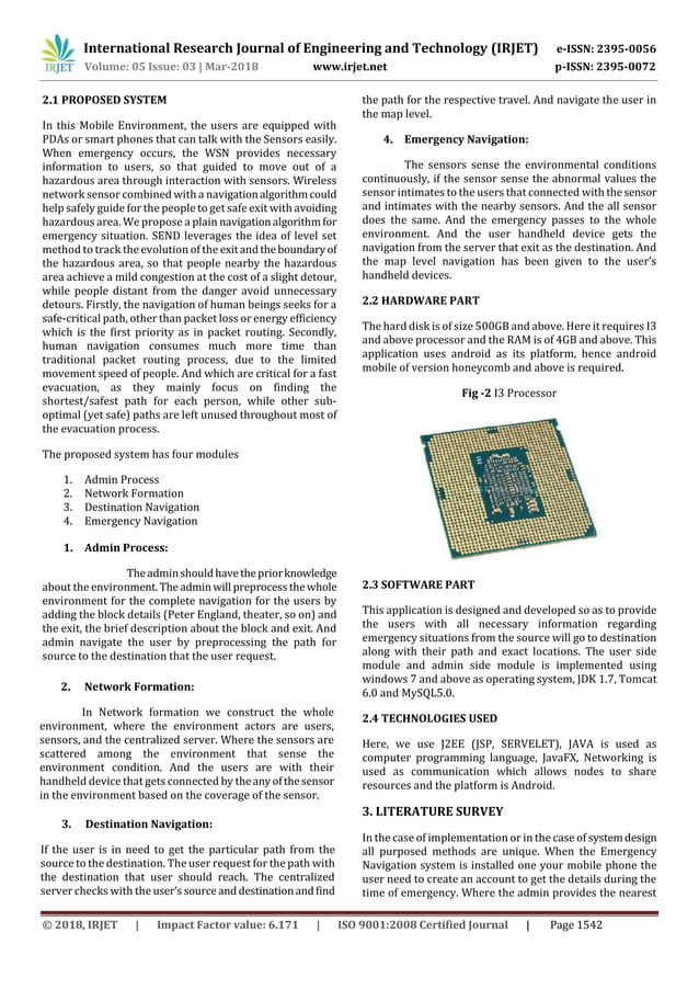 IRJET- Emergency Navigation System using Mobile Computing | PDF