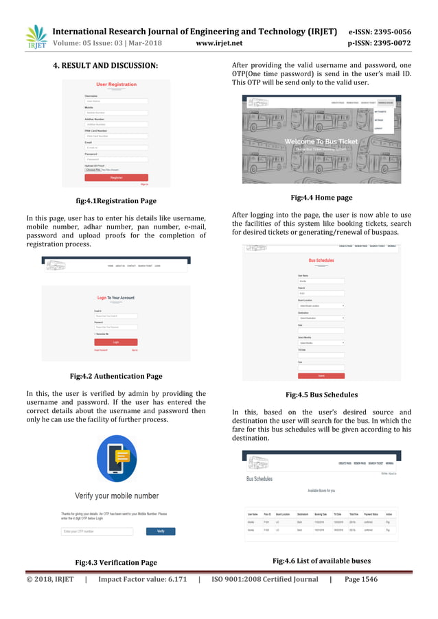 IRJET- Online Facility of Ticket Booking and Generating Buspass using QR Code | PDF