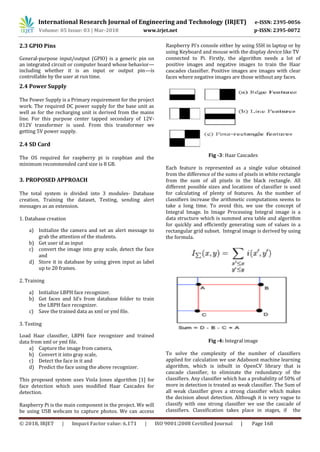 Classroom Attendance using Face Detection and Raspberry-Pi | PDF ...