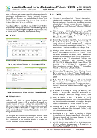 IRJET- Dengue Possibility Forecasting Model using Machine Learning Algorithms | PDF | Infectious ...