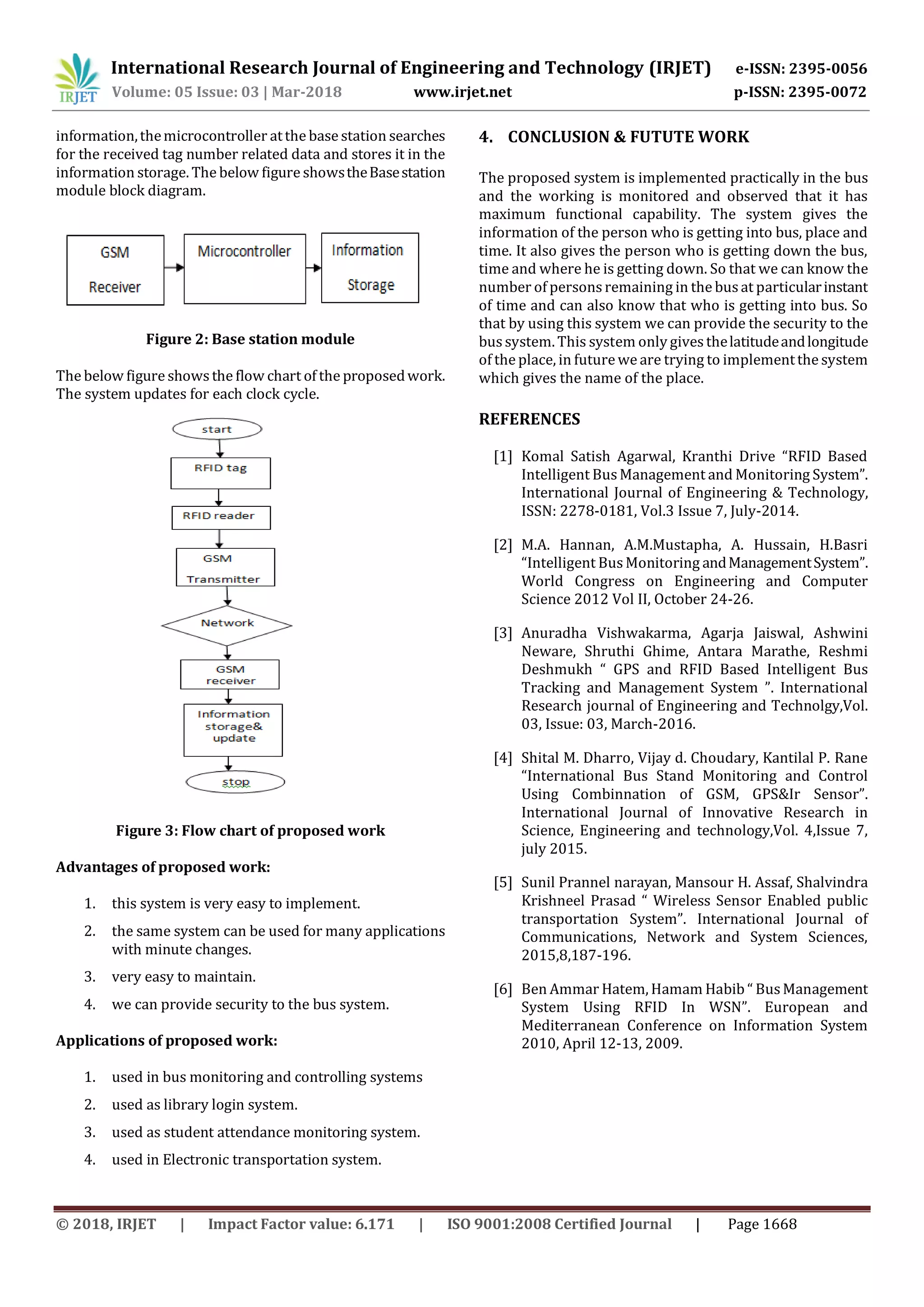 IRJET- RFID Based College Bus Management System | PDF