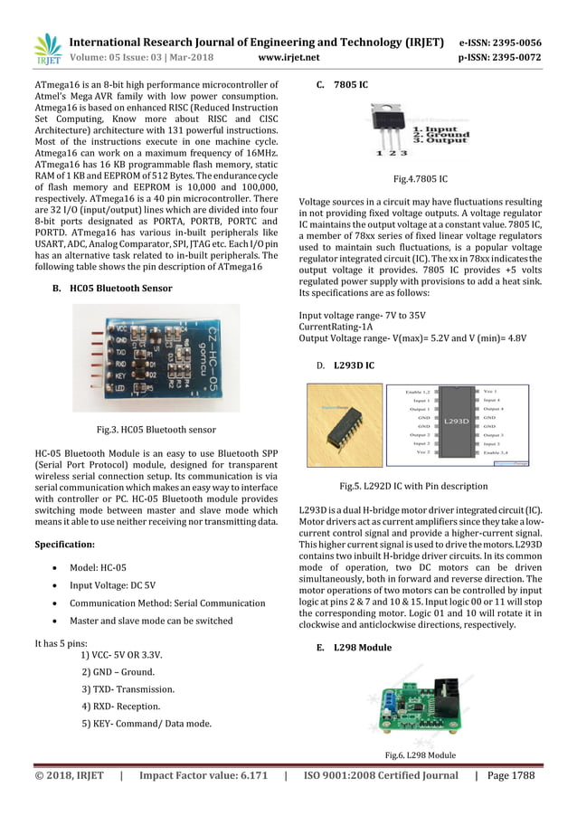 IRJET- Explosive Ordinanace Disposal Robot | PDF | Computer Peripherals | Computing