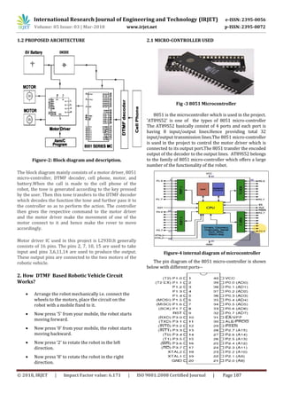 DTMF Based Intelligent Farming Robotic Vehicle | PDF