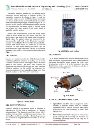 DTMF Based Intelligent Farming Robotic Vehicle | PDF