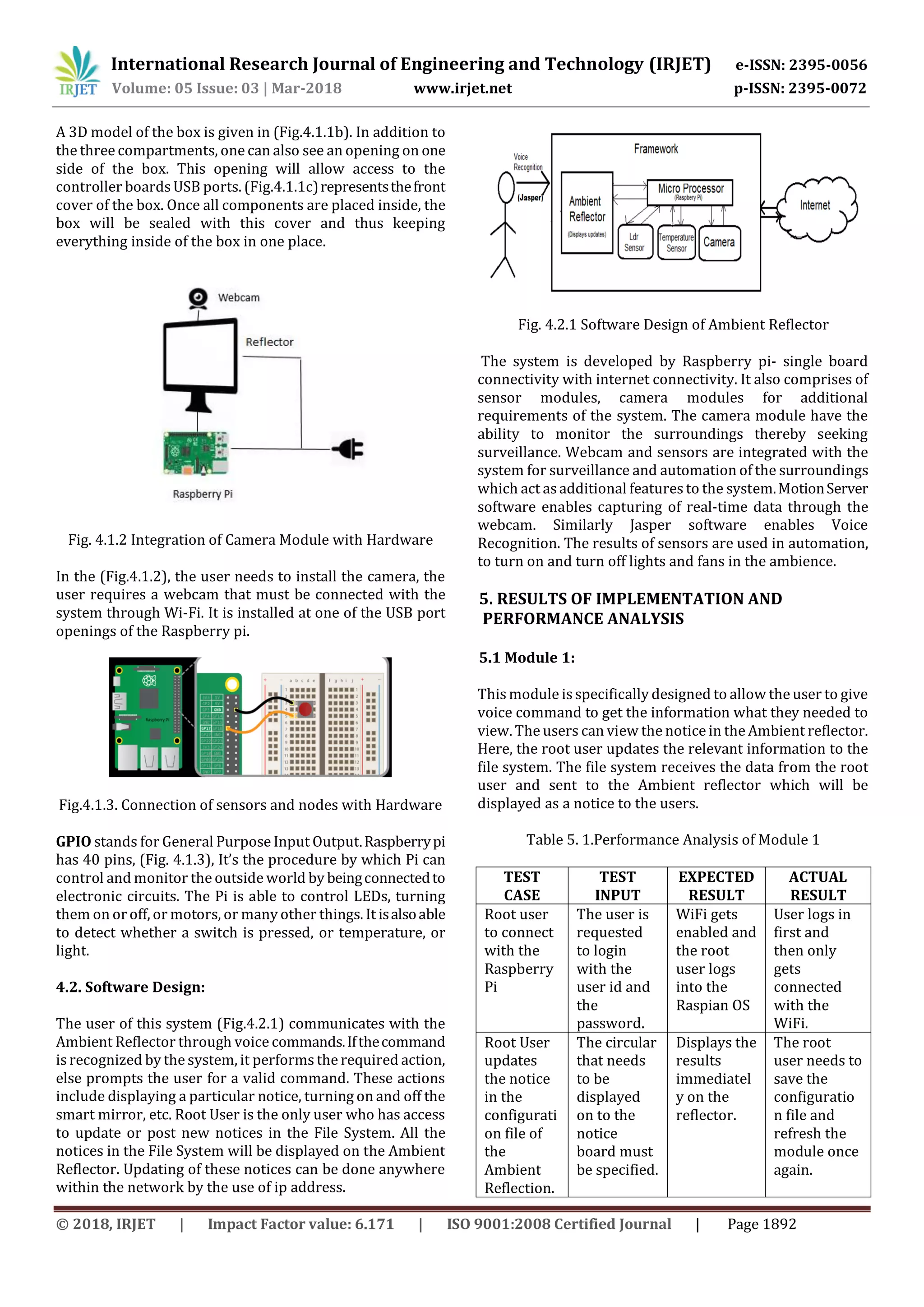 IRJET- Ambient Reflector– An IoT based Smart Notice Board System | PDF