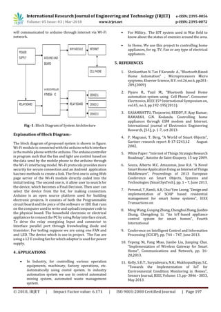 IoT Based Home Appliances Control | PDF