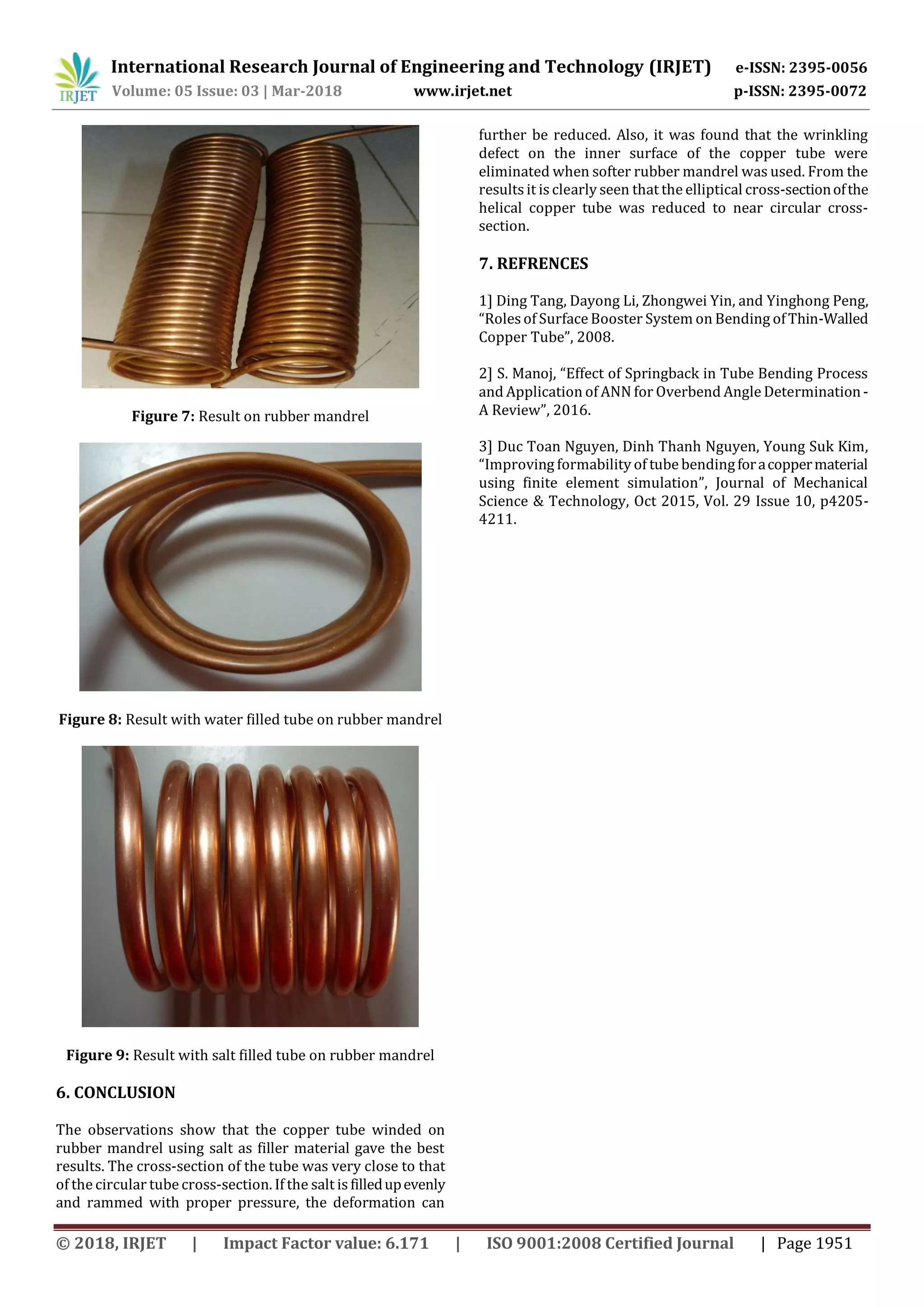 IRJET- Design and Manufacturing of Helical Copper Tube Heat Exchanger Winding Machine | PDF