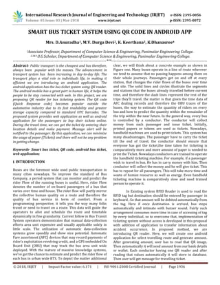 IRJET- Smart Bus Ticket System using QR Code in Android App | PDF