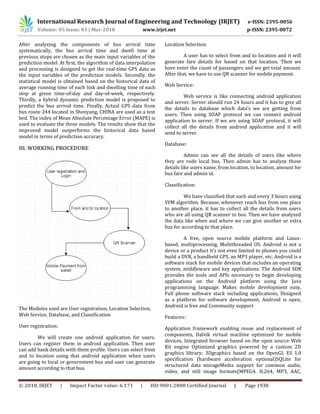 IRJET- Smart Bus Ticket System using QR Code in Android App | PDF