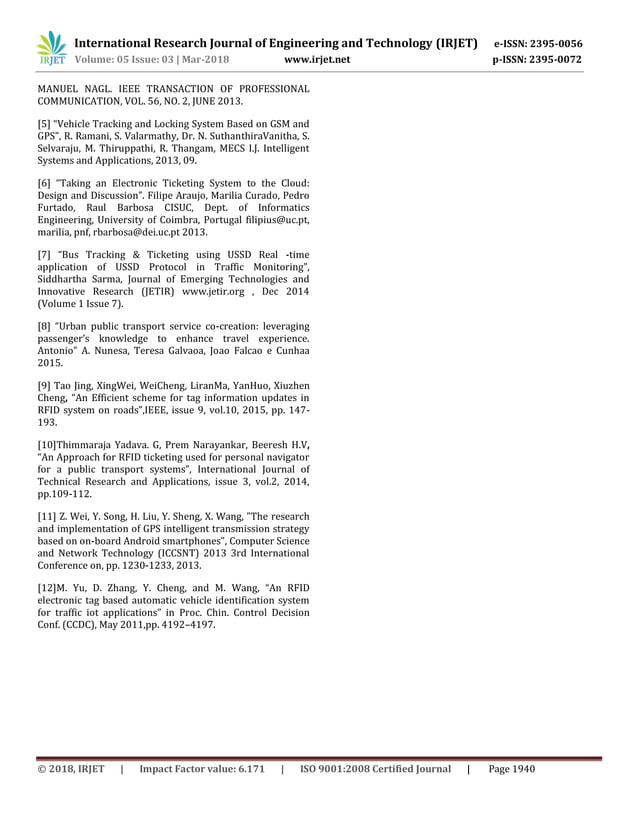 IRJET- Smart Bus Ticket System using QR Code in Android App | PDF