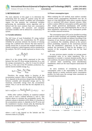 IRJET- Loss of Load Probability Method Applicability Limits as Function of Consumption Types and ...